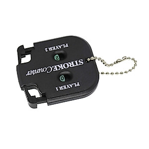 QHALEN Mini Score Counter Golf Stroke Shot Putt Tally Keeper Number with Key Chain (Pack of 2)