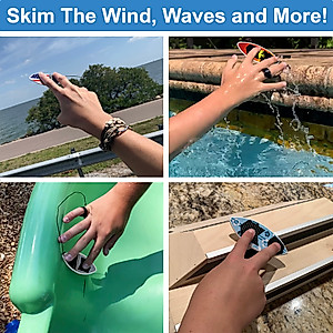 Shaka Minis Finger Skimboard | Finger Surfboard - Skim and Surf The Wind, Waves and Almost Anywhere (Endless Summer)