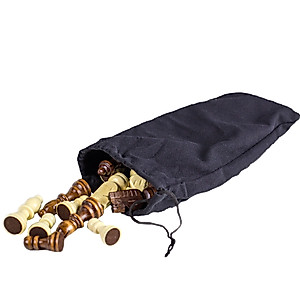 GrowUpSmart Magnetic Chess Pieces, 3 inch King - with Extra Queens