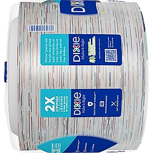 Dixie Dinner Size 10" Paper Plates, 210 Ct