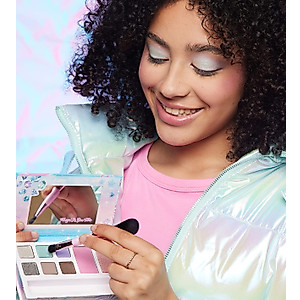 Petite 'N Pretty - Paradise on Ice Eye and Cheek Palette for Kids, Children, Tweens and Teens - Glittering Shades - As Seen on Tik Tok