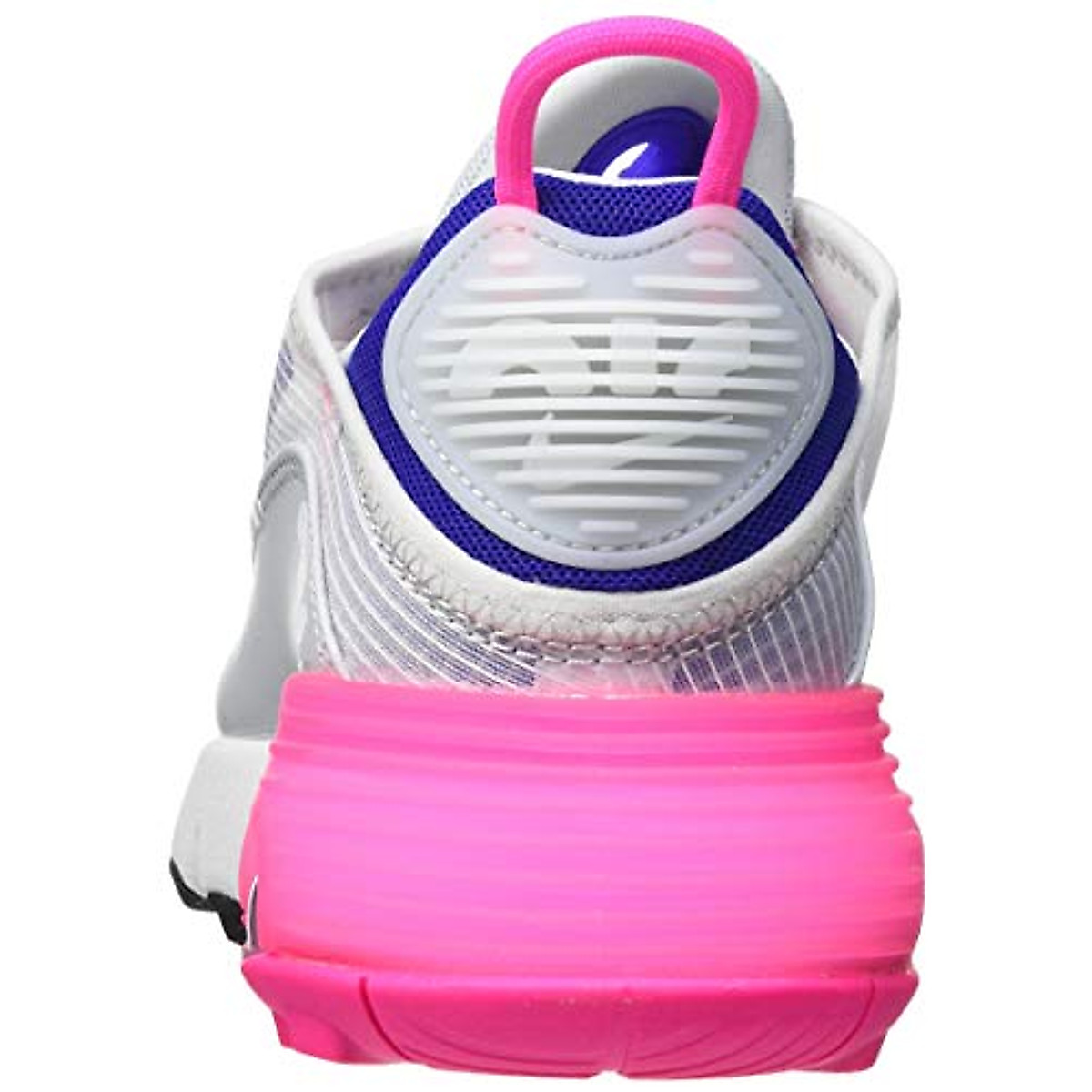 NIKE Women's Running Shoe, White Concord Pink Blast Pure Platinum, 8