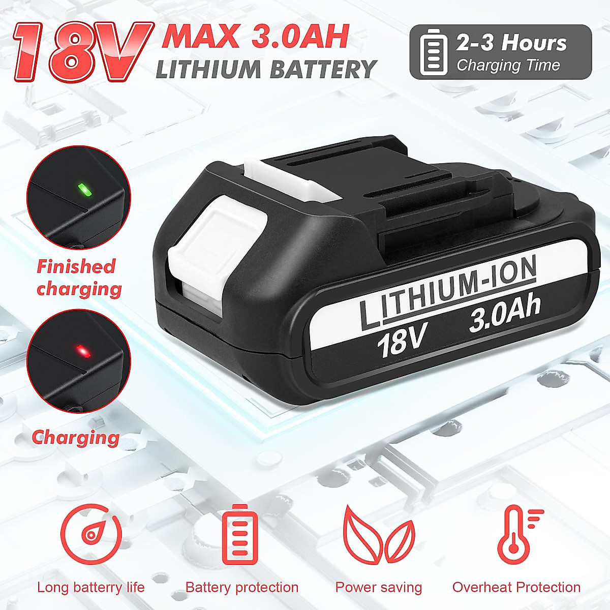 Tree.Nb Weed Trimmer with Battery Powered,3 in 1 Cordless Mower, 2 X 2.0ah Battery Operated Wheel, Mower Suitable for Garden and Yard