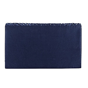 BAGLAMOR Women's Evening Handbags Elegant Envelope Clutch Purse Bag for Wedding Party Prom, Dark Blue