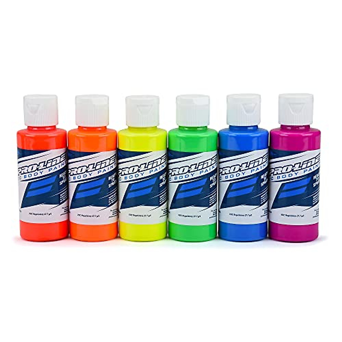Pro-line Racing Pro-Line RC Body Paint Fluorescent Color Set 6 Pack PRO632303 Car Paint