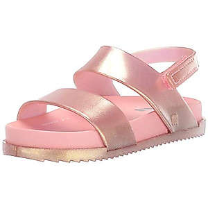 Mini Melissa Baby-Girl's Mini Cosmic Sandal Slipper, Rose Gold, 5 Medium US Toddler