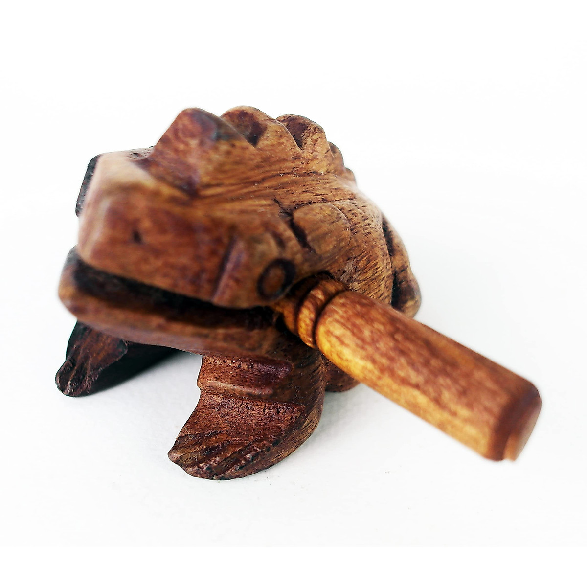 Guiro Percussion Instruments Wooden Frog 3 Pieces Set of 3 Natural Wood Güiro Frog Black Green Wood Carving