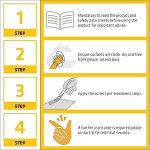 Sikaflex-291 LOT, White, Marine Adhesive and sealant, General All-Purpose PU Adhesive with Long Open time, 10.1 fl. oz