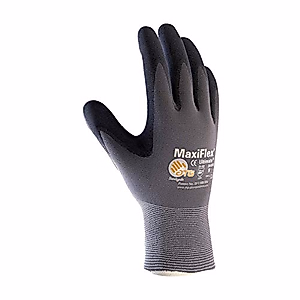 3 Pack 34-874 XS MaxiFlex Ultimate Nitrile Grip Work Gloves Size X-Small (3)