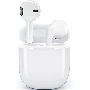 Wireless Earbud, Bluetooth Headphones Noise Cancelling Air Buds Pods 3D Stereo in-Ear Earbuds with Microphone IPX7 Waterproof Sport Earphones Stereo Sound Headset for iPhone/Samsung/Android/airpod