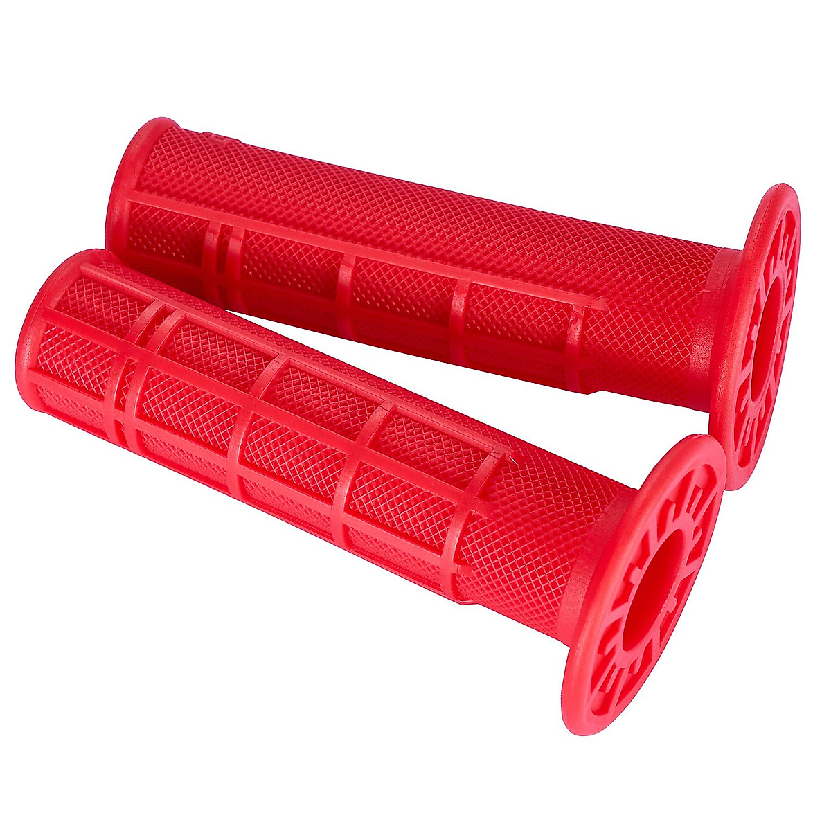 APPYU 78 ATV Grips Universal Handlebar Grips Soft Rubber Motorcycle Grip for ATV Polaris Thumb Throttle Kid Youth 4 Wheeler Quad 400ex Trx200 Trx250 Trx300 Trx350 (Red)
