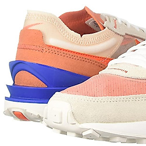 Nike Womens Waffle One Running Trainers DC2533 Sneakers Shoes (UK 7.5 US 10 EU 42, preal White Rush Orange 200)