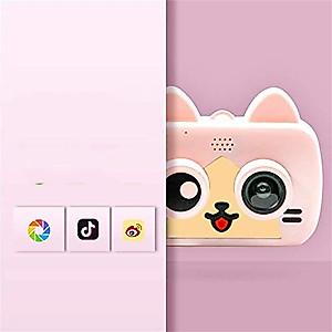 LKYBOA Children's Digital Camera - Photo Recording Video Smart Mini Girl Toy (8.2X5.8X3.1 Cm) (Color : B)