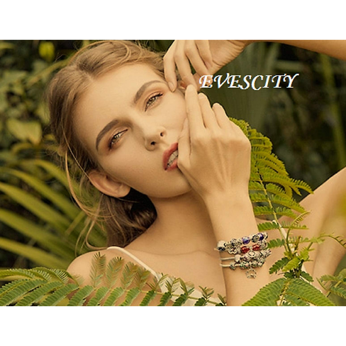 EVESCITY Silver Caduceus Medical Nurse Doctor Bead Sterling Charm Fits Pandora & Similar Bracelets