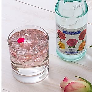 Rabee Rose Water Imported 15 oz. - Food Grade Rose Water for Baking, Food Flavoring or Drinking - Ideal for Persian dishes and desserts or beauty care - Edible Rose Water Drink