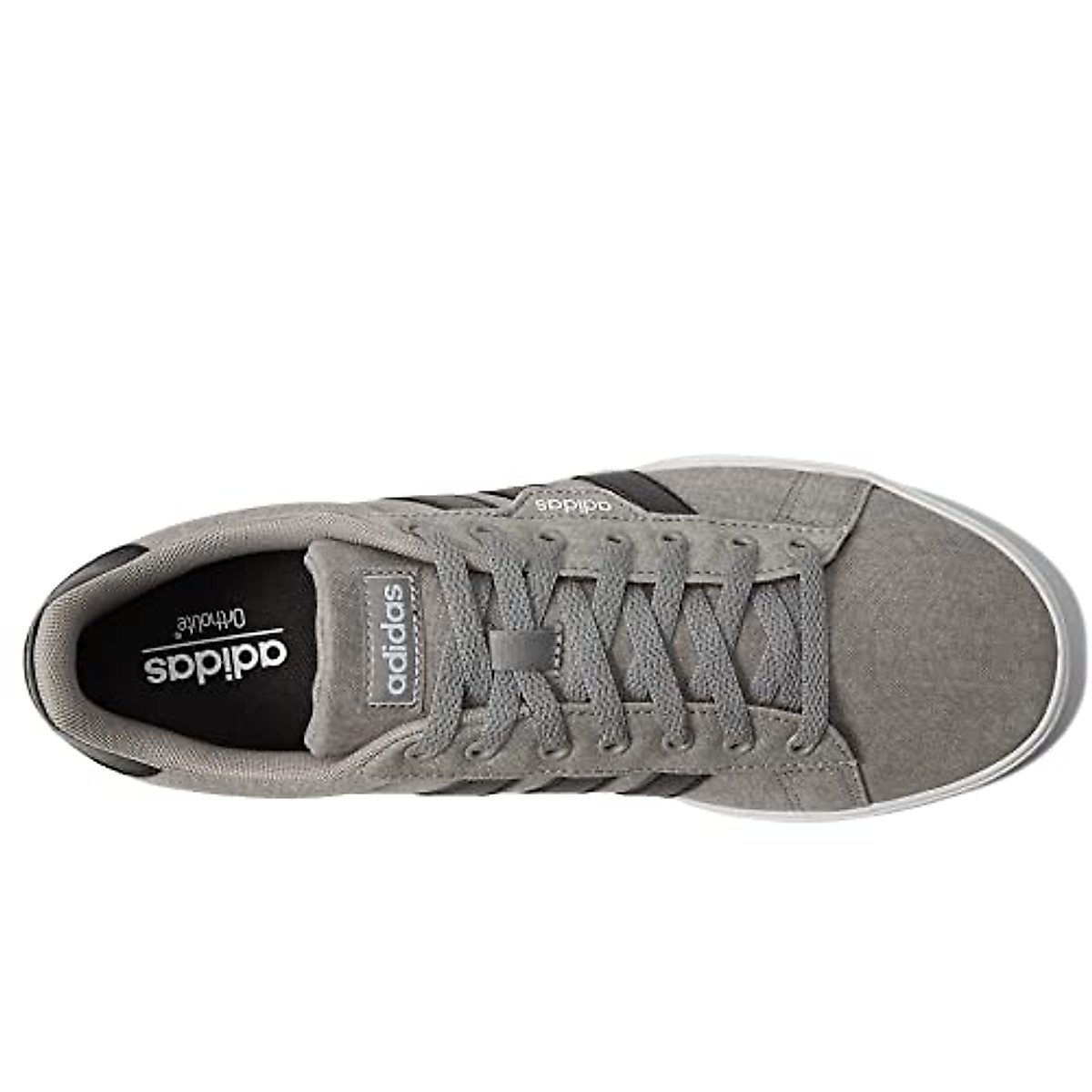 adidas Men's Daily 3.0 Skate Shoe, Dove Grey/Core Black/Cloud White, 12