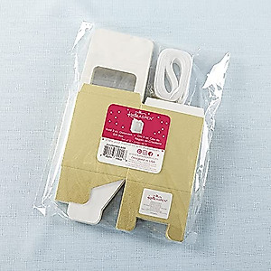 Kate Aspen, Gold Shimmer Display Gift Box, Gift/Party Favor, can hold 15 oz. Stemless Wine Glass (Set of 12)