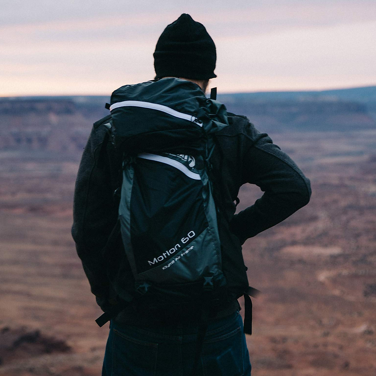 Klymit Motion Multi-Day Pack, Lightweight Multi-Day Hiking Backpack With Air Frame Technology, 60 L