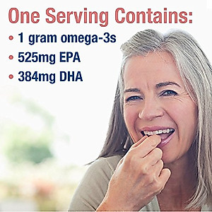 Garden of Life Oceans 3 Healthy Menopause Hormonal Support Softgels, 525mg EPA, 350mg DHA + Botanicals for Women, Skin, Heart Health, Emotional Well-Being, Strawberry, 90 Count