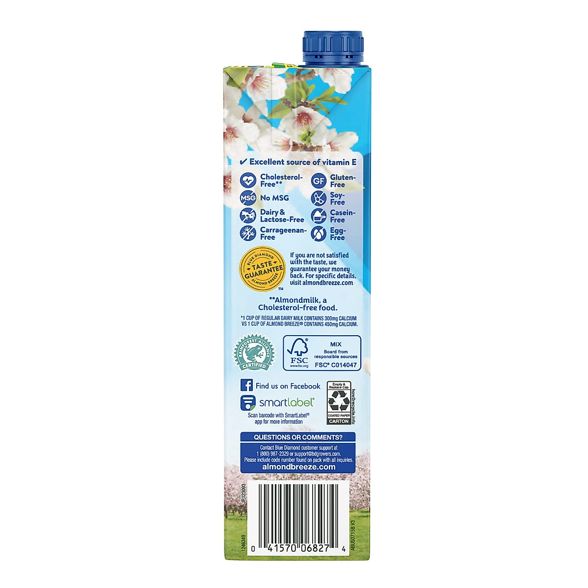 Blue Diamond, Almond Milk Original, 32 Fl Oz