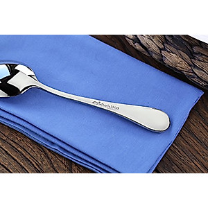 Artaste 59311 Rain 18/10 Stainless Steel Teaspoon, 6.25-Inch, Set of 12, Silver