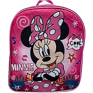Ruz Minnie Mouse Toddler Girl 12 Inch Mini Backpack (Pink)