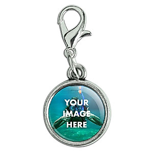 Graphics and More Personalized Zipper Pull Backpack Charm | Customize With Your Own Image