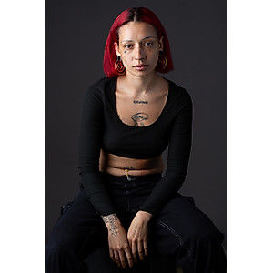 Pierced Owl 16G Implant Grade Titanium Rectangular Baguette CZ Crystal Lined Hoop Cartilage Helix Daith Rook Conch Hinged Segment Ring (Silver Tone, Diameter: 10mm)