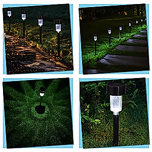 Foxdott Solar Lights Outdoor, 12Pack solar pathway lights outdoor, Waterproof, LED Landscape garden lights Solar Powered, Outdoor Lights Solar Garden Lights for Pathway, Walkway, Patio, Yard, Driveway