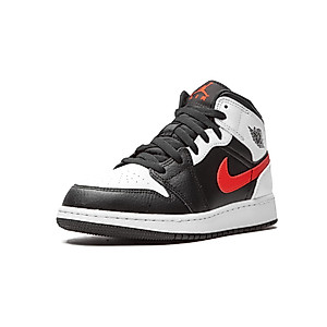 Jordan Youth Air 1 Mid GS 554725 075 Chile Red - Size 7Y