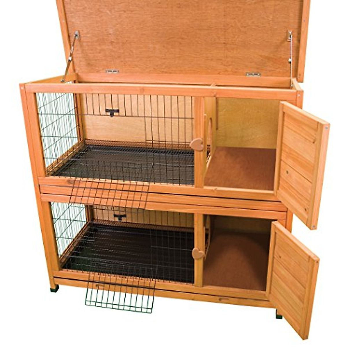 Ware Manufacturing Premium Plus Double Decker Hutch for Rabbits and Small Pets