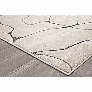 CosmoLiving by Cosmopolitan Area Rug, 5'0"x7'6", Marble