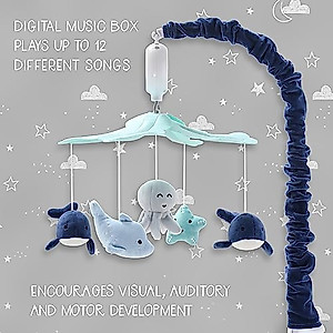 The Peanutshell Nautical Musical Crib Mobile