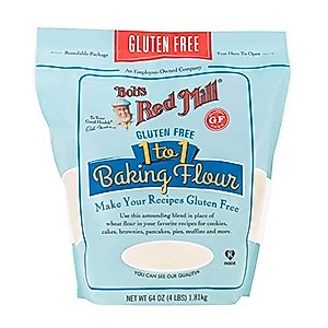 Bob's Red Mill Gluten Free 1-to-1 Baking Flour, 64-ounce