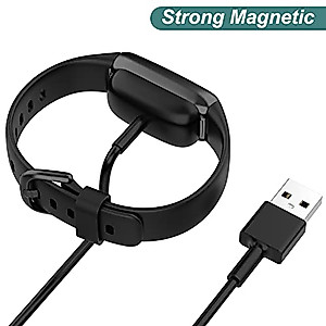 Charger for Fitbit Charge 5 / Fitbit Luxe Fitness Tracker, Replacement Charging Cable Cord Accessories for Fitbit Luxe/Charge 5 [2-Pack, 3.3ft/1m]