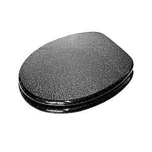 Sanilo ROUND, Silent Slow Close, Molded Wood, Adjustable Toilet Seat, Shower Cat