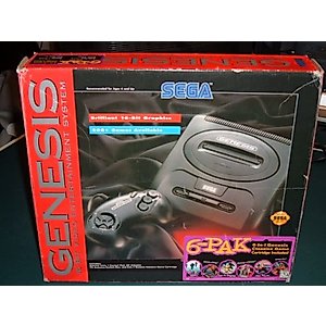 Sega Genesis System with 6-pak game included!