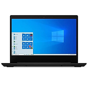 Lenovo 2020 IdeaPad 3 14.0" HD LED Non-Touchscreen Laptop PC, Intel Pentium Gold 6405U Dual Core Processor, 4GB DDR4 RAM, 128GB SSD, HDMI, Webcam, WiFi, Bluetooth 5, Windows 10 S, Black