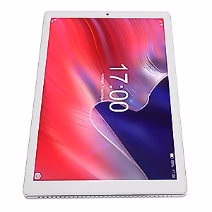 Rendon Tablet 10 HD 100-240V 3 and 64G Storage Silver 10 IPS Screen with 3G WiFi Network for Your Daily Commute (US Plug)