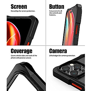 GOOSPERY Z Bumper Crossbody Compatible with iPhone 14 Pro Case [Strap Included] Shock Absorbing Dual Layer Structure TPU Edge Crystal Clear PC Cover with Shoulder Strap Outdoor Design, Clear