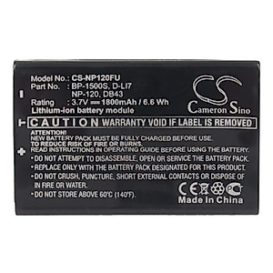 VINTRONS Replacement Battery for KYOCERA Contax Tvs Digital