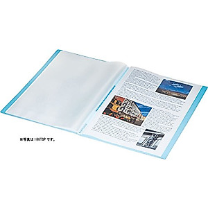 King Jim Simpleys 186-3TSP Clear File, A4, 60 Pockets, Transparent