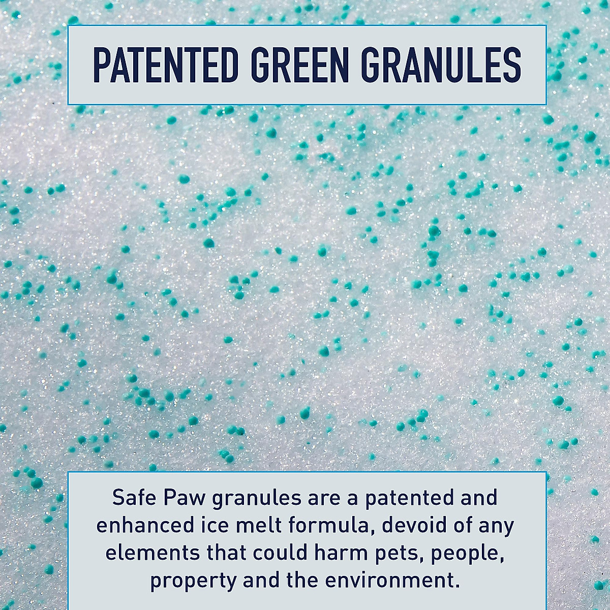 Safe Paw Pet-Safe Ice Melt, Salt & Chloride-Free Deicer, 35 Lbs - Non-Corrosive, Dog-Friendly Snow Melter for Concrete, Wood Decks, Driveways & Sidewalks, 100 Sq. Ft. Coverage Per Pound