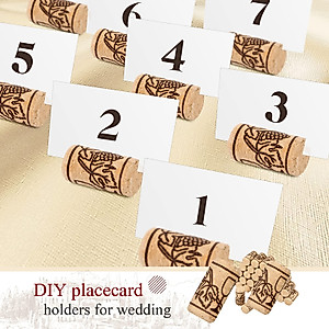 150 Pcs Natural Wine Corks 7/8" x 1 3/4" Wood Straight Corks Wine Bottle Corks Stopper Wine Making Bottles Corks for Corking Homemade Making Art Projects DIY Crafting Leakproof Decorative