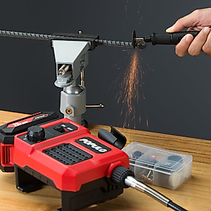 POPULO 20V Cordless Flex Shaft Rotary Tool, Variable Speed Power Rotary Tool Kit with 80 Accessories, 2.0Ah Battery and Charger, Tools used for High-Precision Cutting and Large Wood Carving