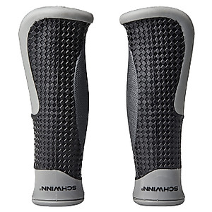 Schwinn Ergonomic Tri-Layer Gel Comfort Bicycle Grip, Black Small