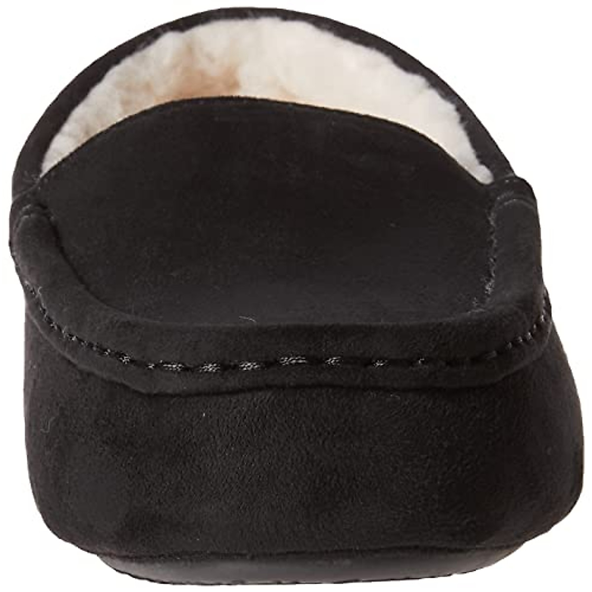 Amazon Essentials Women's Moccasin Slipper, Black, 7