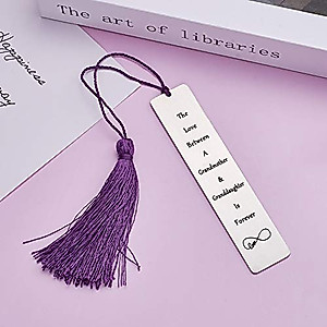 Grandmother Grandma Bookmarks Gifts from Granddaughter Grandson The Love Between a Grandmother and Granddaughter Grandson is Forever (The Love Between a Grandmother and Granddaughter is Forever)