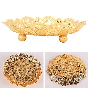 Tnfeeon Metal Fruit Basket, Chinese Gold Fruit Bowl Fruit and Vegetables Holder for Counters Kitchen Countertop Home Decor High end Look