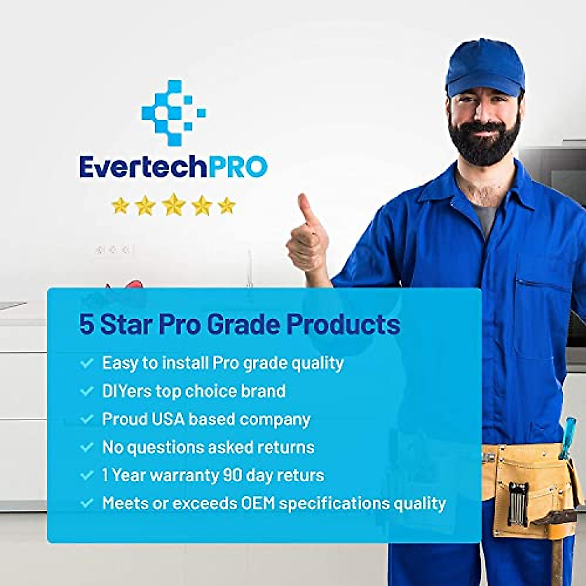 EvertechPRO 2 PACK 70137 Hose End Cup 5.5" x 2.5" x 1.0" for general use